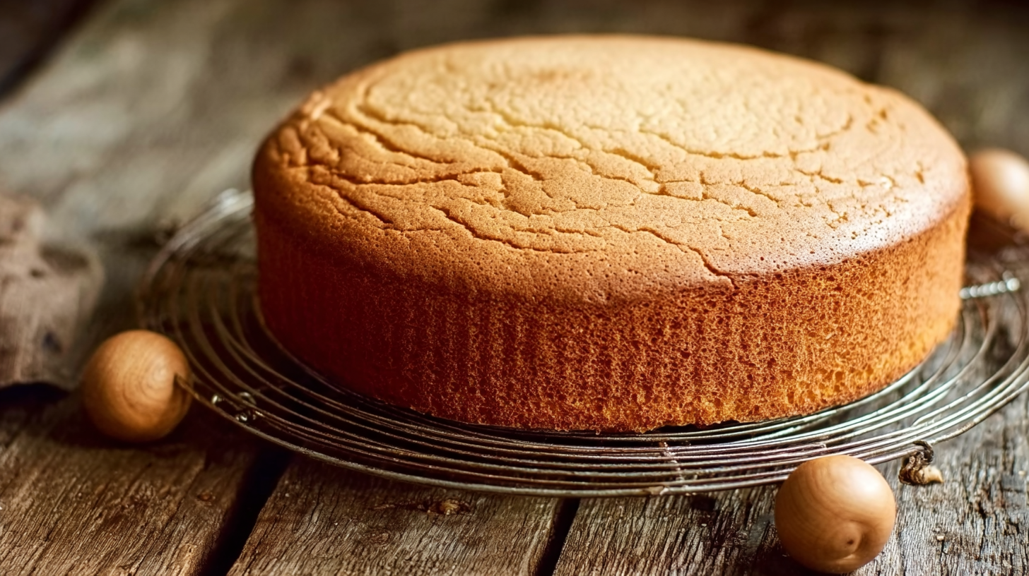 Génoise sans gluten : Recette Moelleuse Facile (4 Ingrédients)