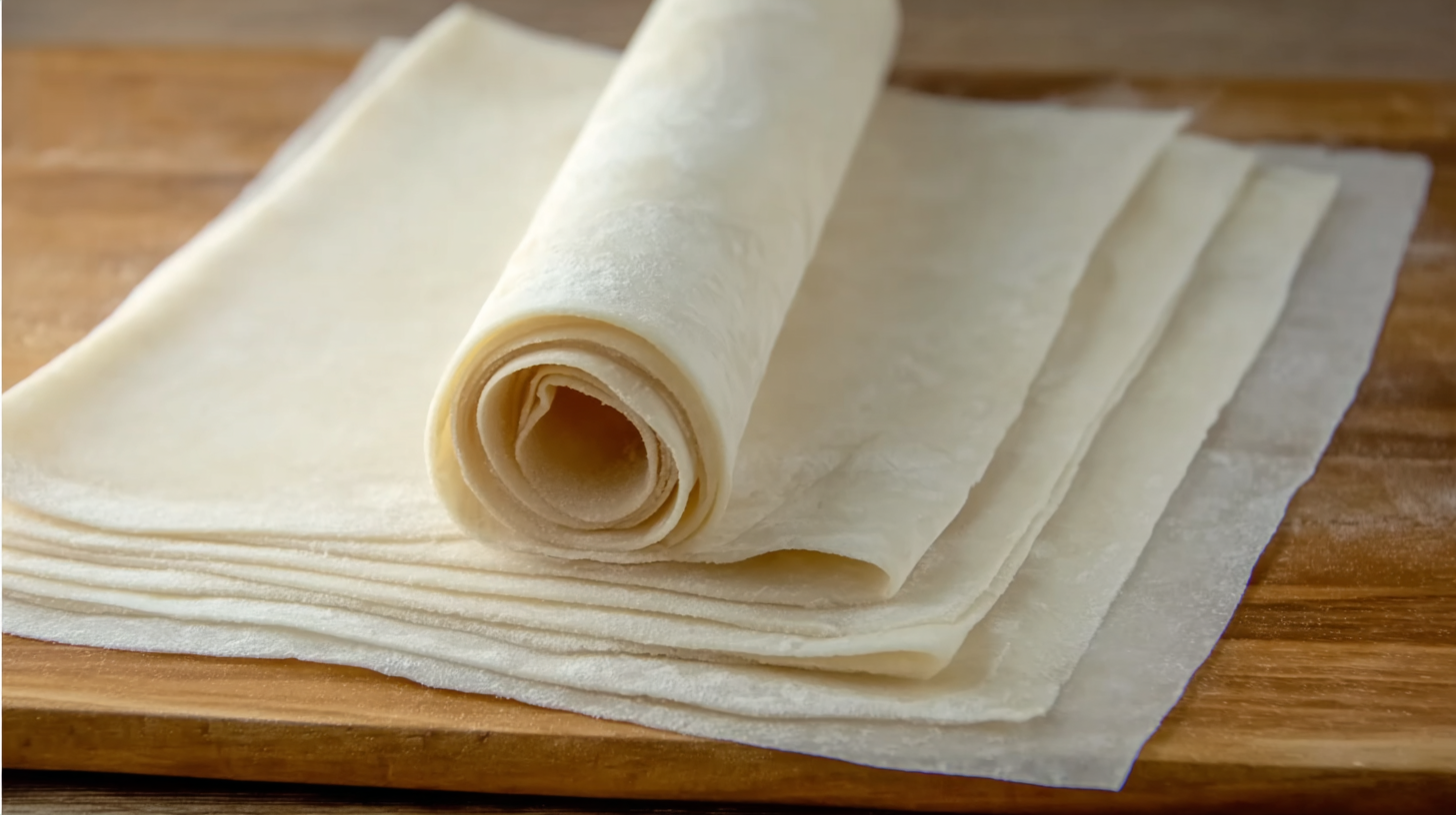 Feuille de brick sans gluten – Recette Facile & Croustillante (100%)