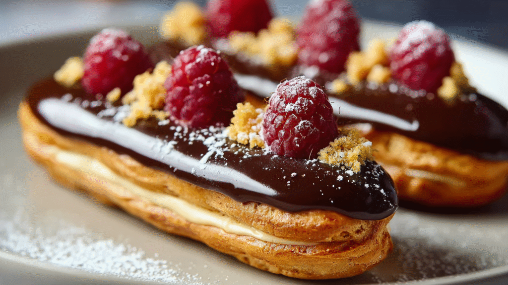Éclairs au Chocolat Maison : Recette Parfaite en 5 Étapes Délicieuses
